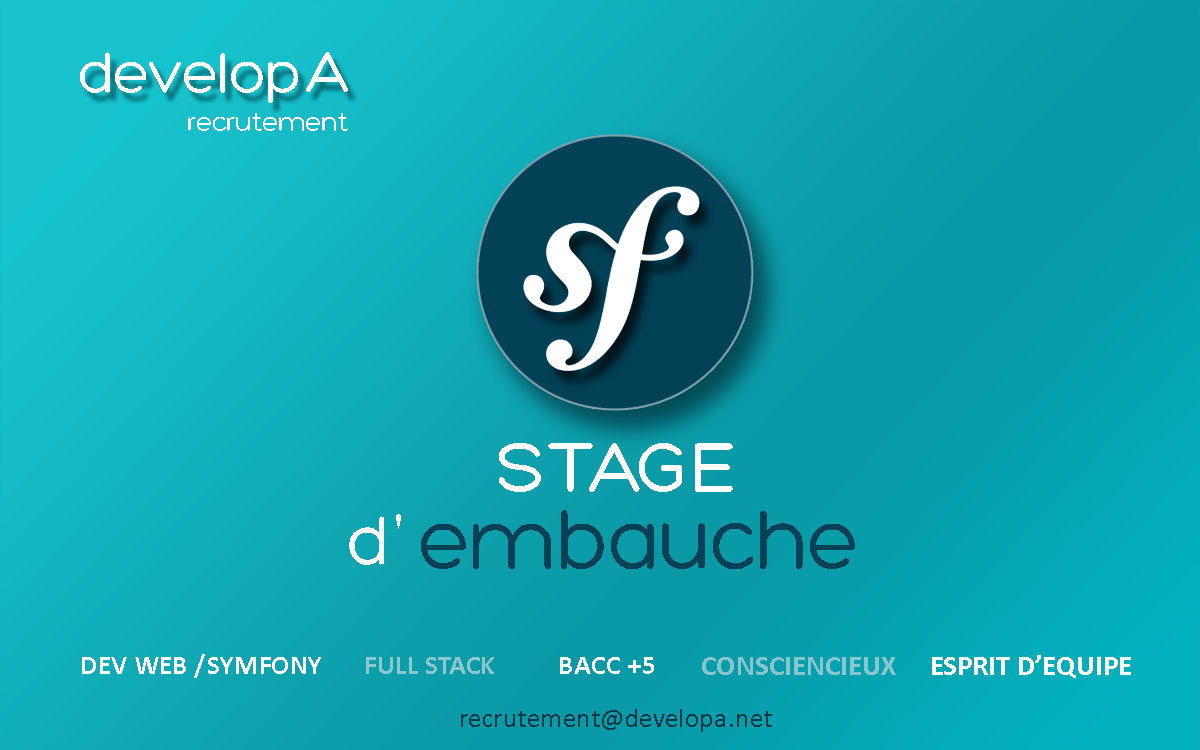 Stage d'embauche chez DevelopA - developA